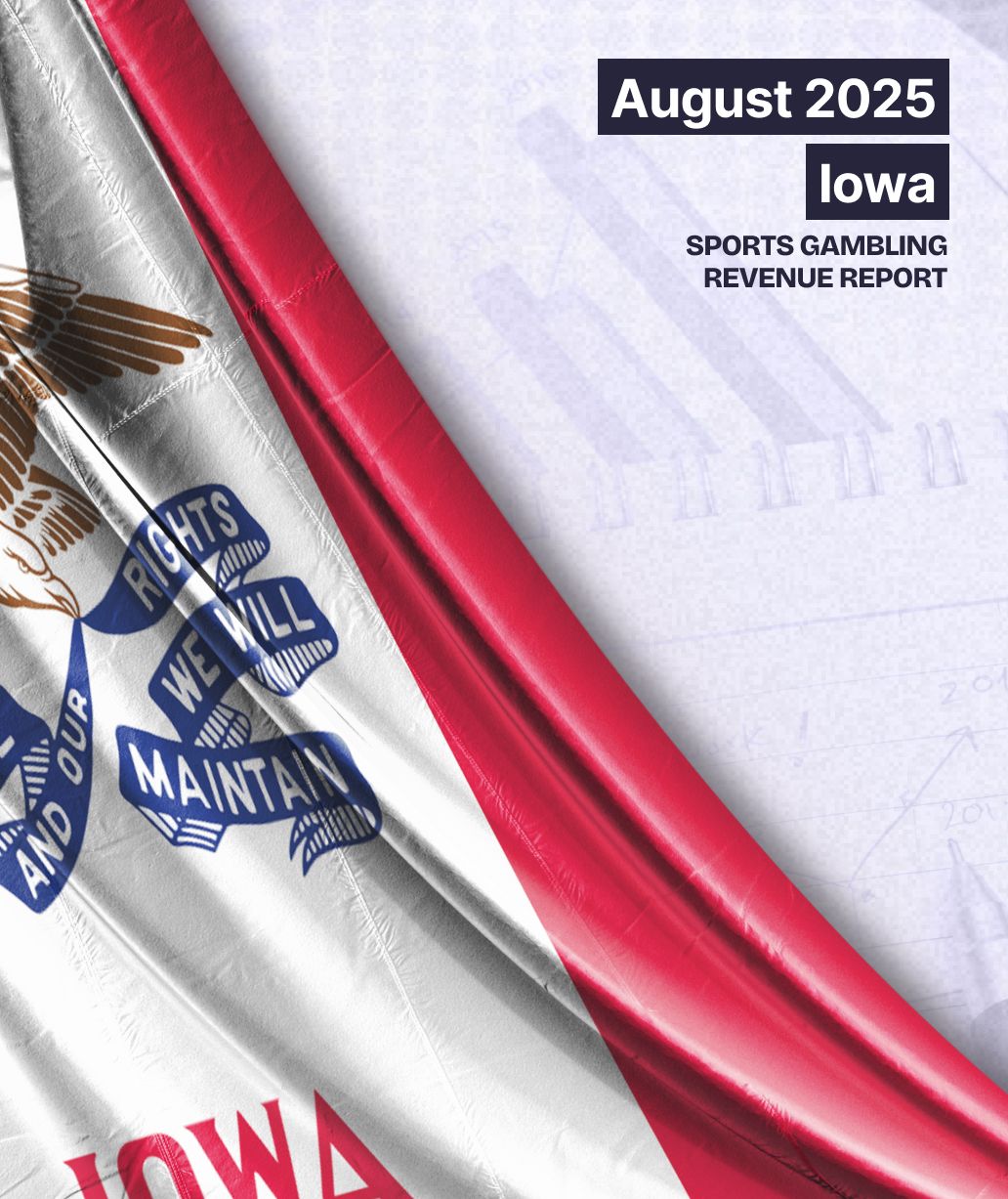 Iowa Sports Betting Revenue August 2025 | $181.6M Handle, $1.48M Taxes