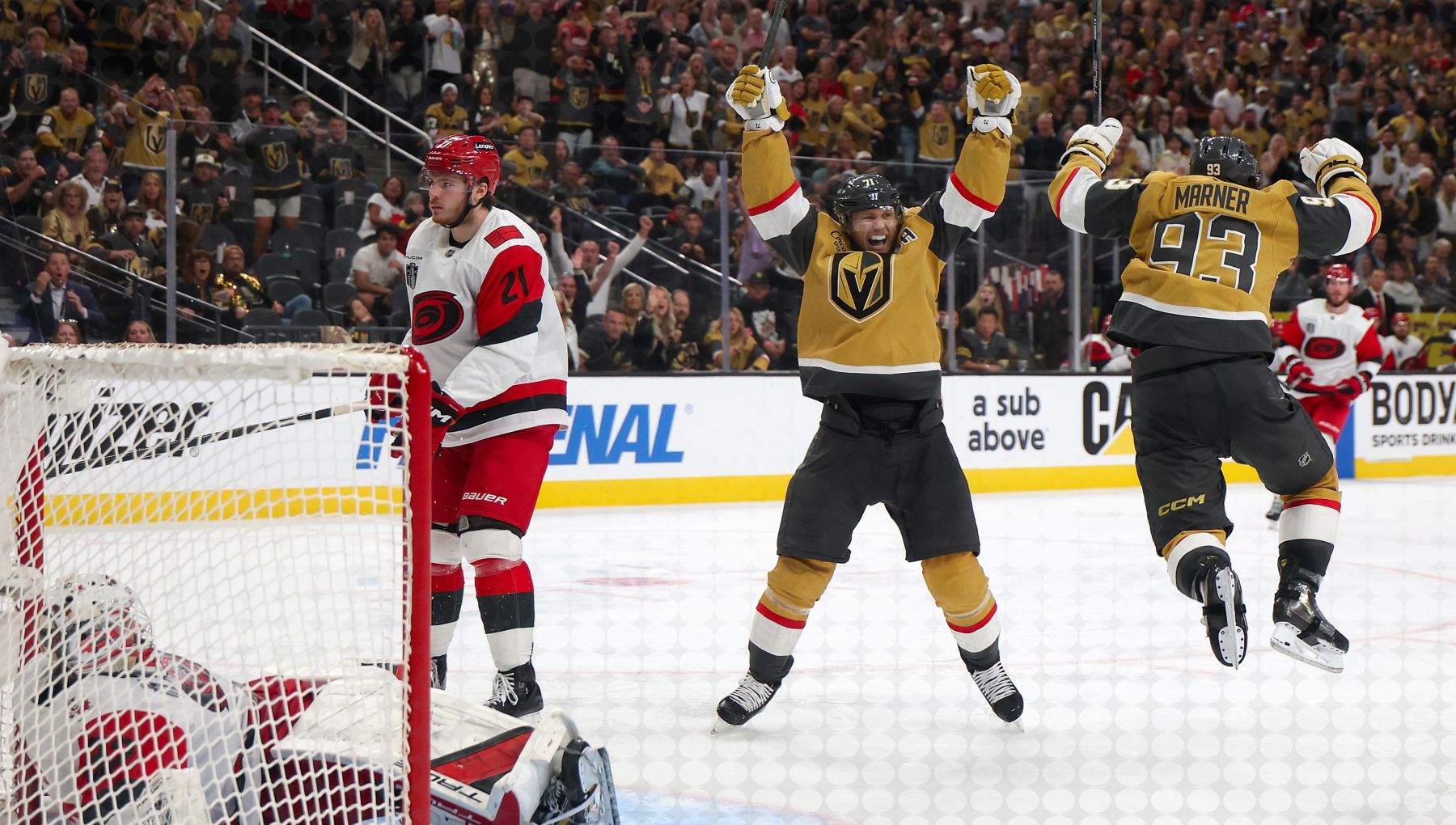 Golden Knights Beat Hurricanes In 2OT As Marner Sets Record